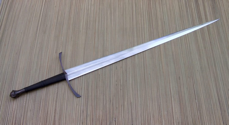 Brescia blade from Albion mounted in custom bronze hilt.