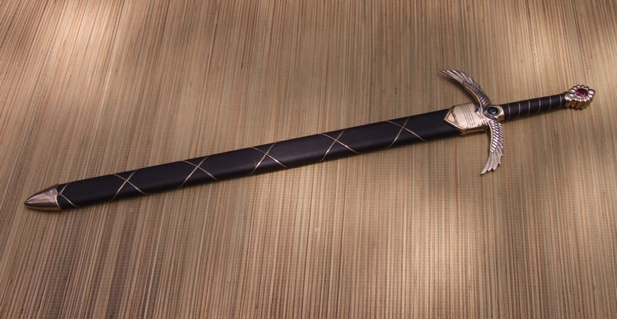 custom madeone of a kind high carbon steel winged sword