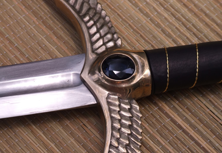 custom madeone of a kind high carbon steel winged sword